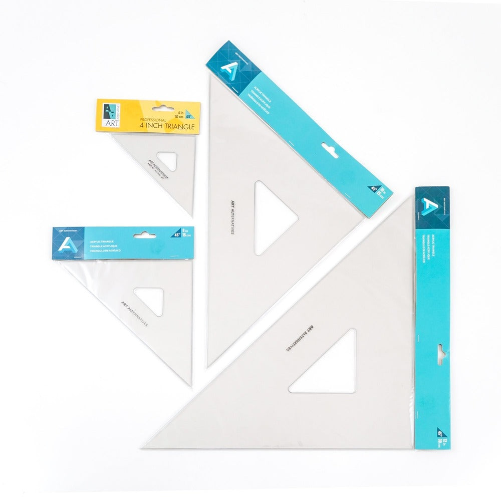 Helix Triangles/Set Squares 10" 45° & 11.5" — Art Department LLC